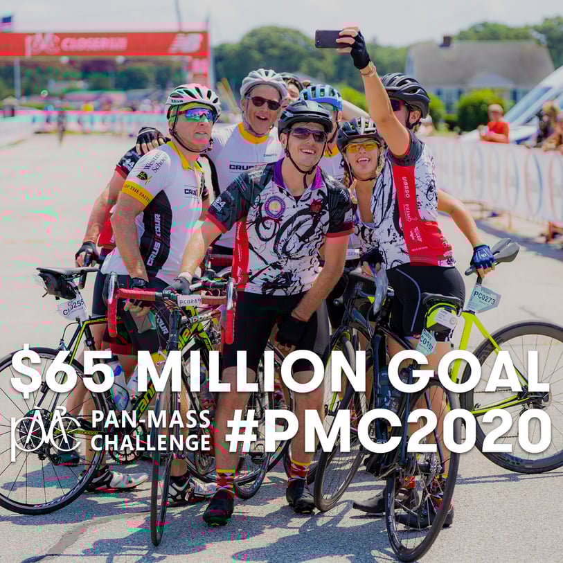 Pan-Mass Challenge Announces $65 Million Fundraising Goal for 2020